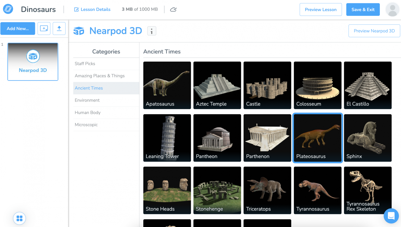 Add 3D objects to your lesson with Nearpod - Nearpod Blog