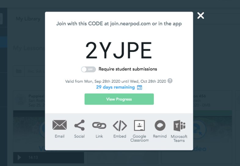 Keeping up to date - See the latest updates to Nearpod