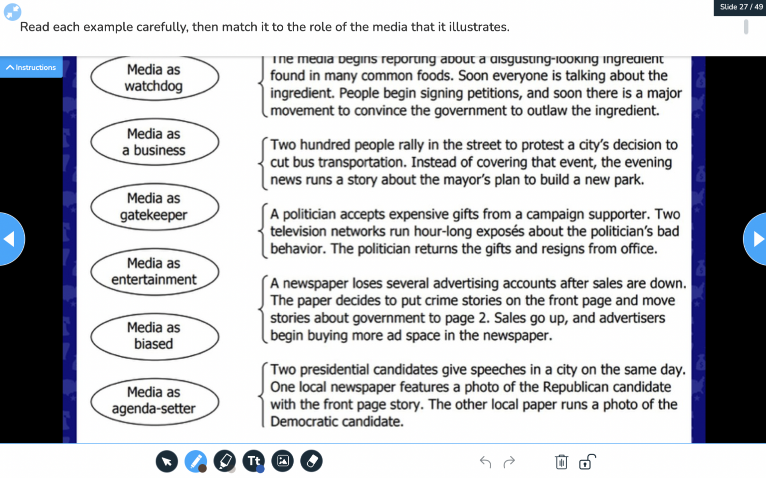 Media literacy lessons to help students analyze news media