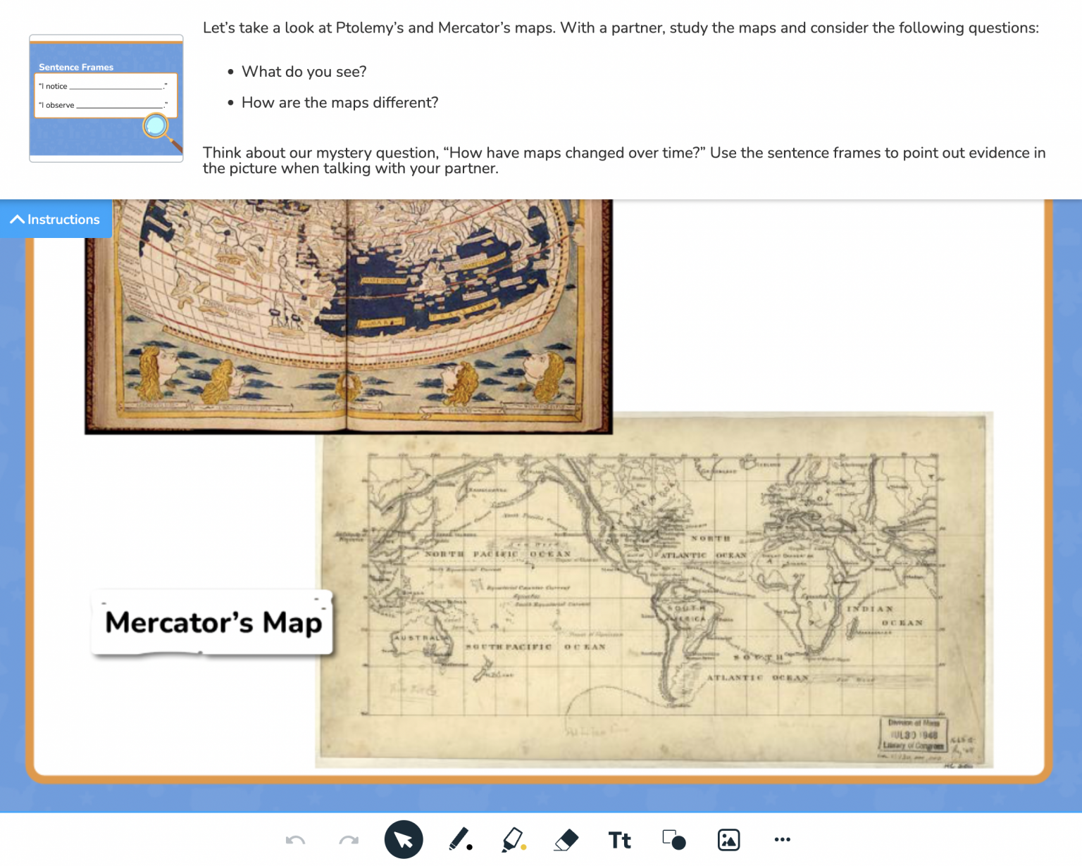 Curriculum tools for teaching history with primary source analysis