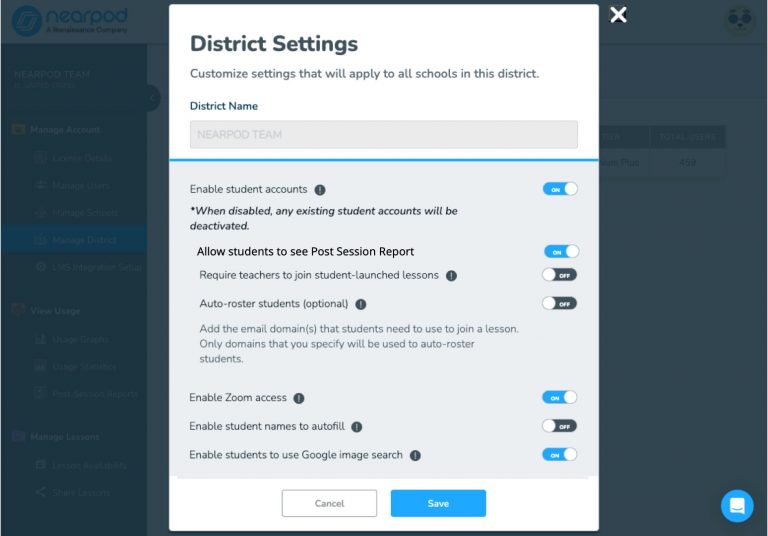 Keeping up to date - See the latest updates to Nearpod