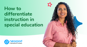 How to differentiate instruction for special education students