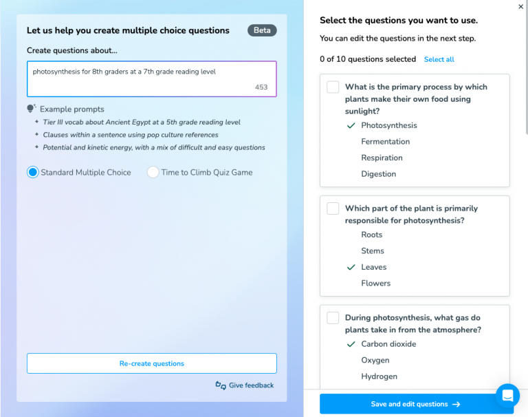 How to write AI prompts for teachers using Nearpod’s AI Create tool