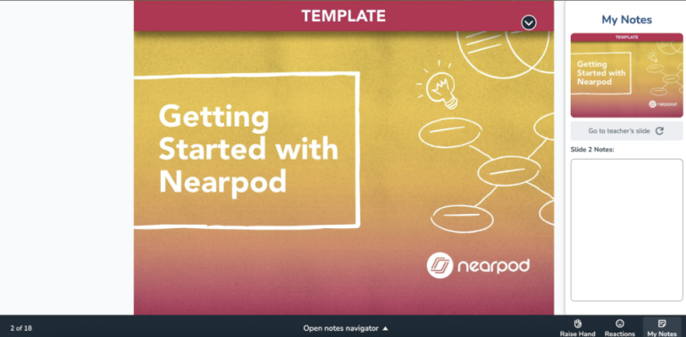 Keeping up to date - See the latest updates to Nearpod